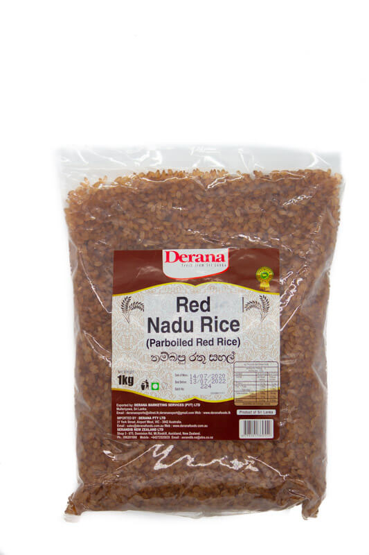 Derana Red Nadu Parboiled Rice 5kg - Ceylon Corner